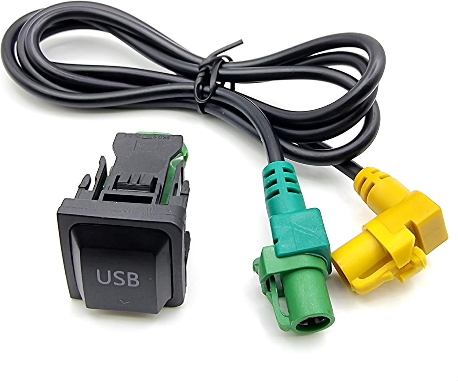 Auto Aux In Port Car USB Cable Adapter with Switch for Volkswagen ...