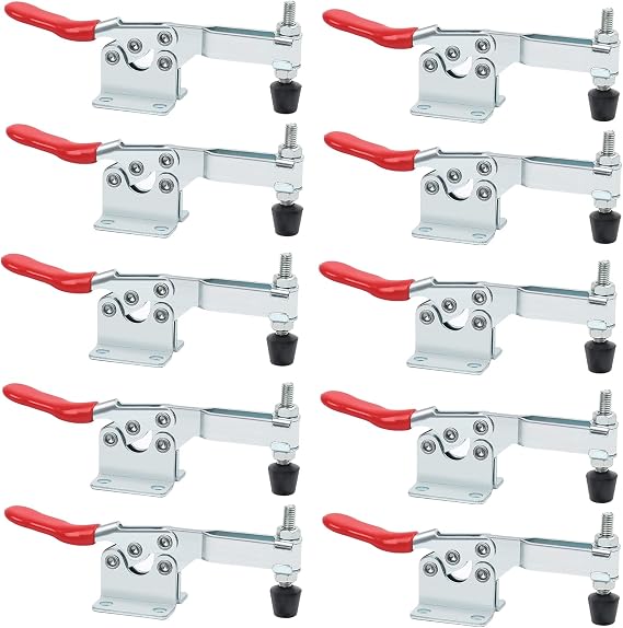 10 Stück GH-201-B Kniehebelspanner, Horizontaler Schnellspanner ...