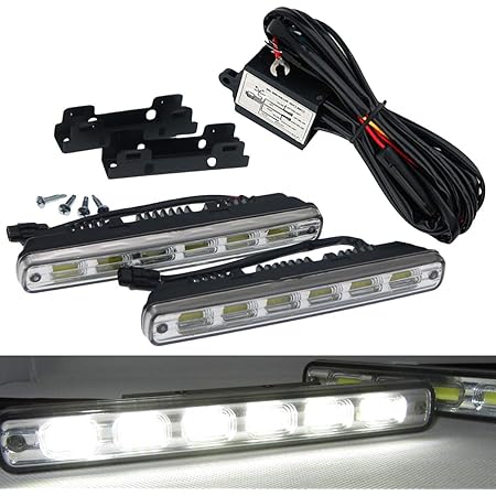FOLGEMIR LED Tagfahrlicht, dimmbare Tagfahrleuchten, mehr als ECE R87 ...