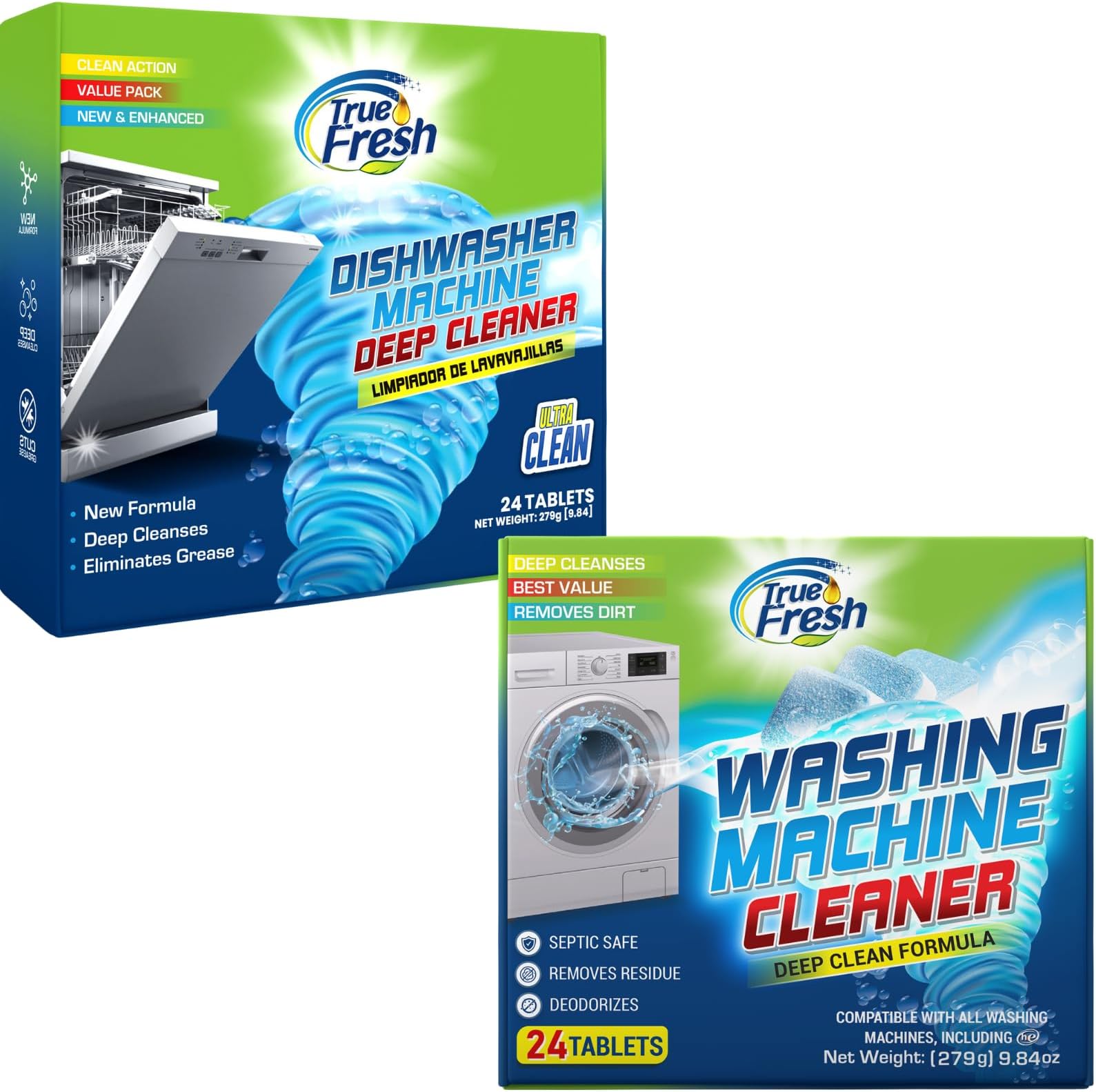 Amazon.com: Seaways Washing Machine Cleaner Powder - Deep Clean ...