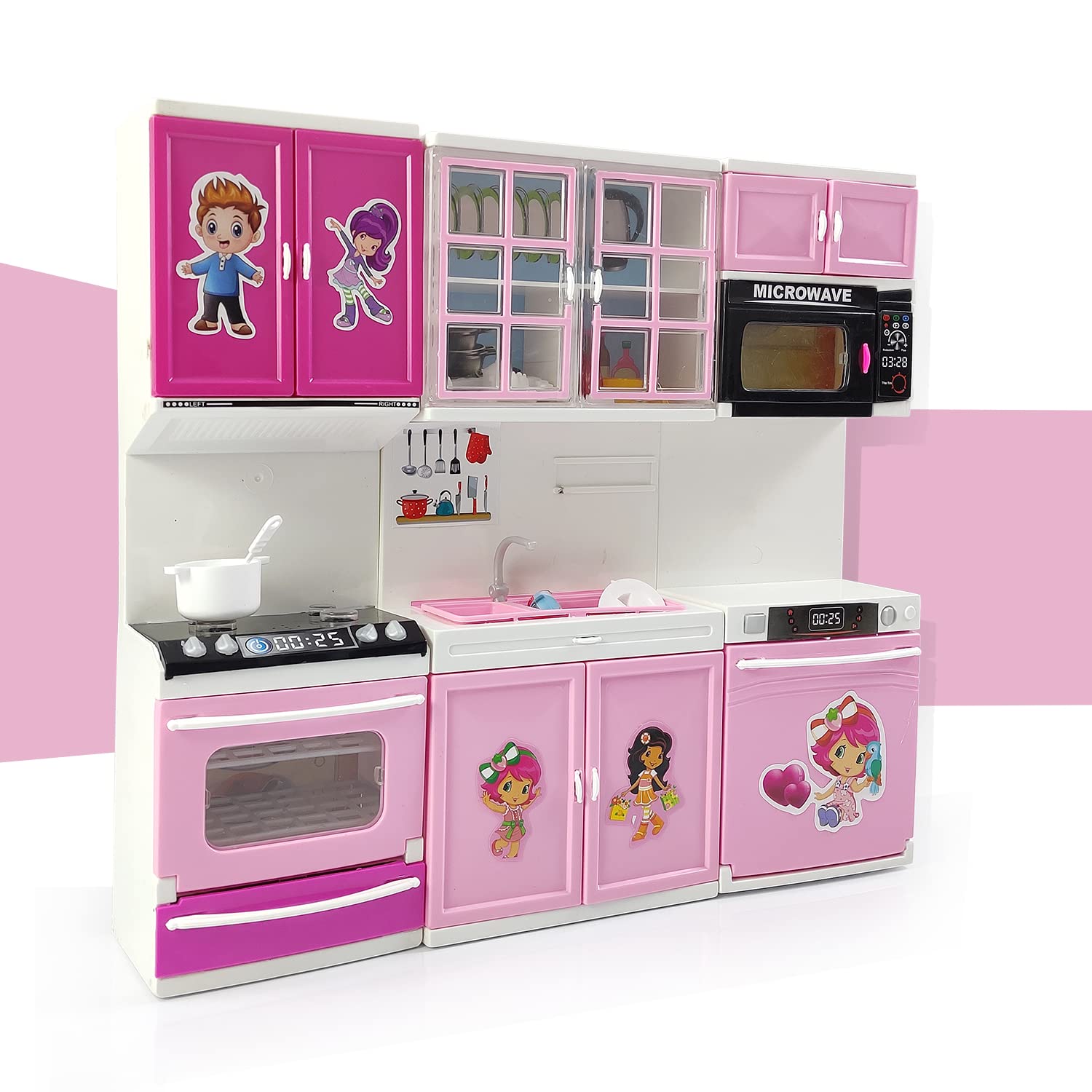 Buy NHR Star My Home Kitchen Set with Light and Music Kitchen Set for ...