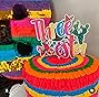 Amazon.com: Three-esta Happy 3rd Birthday Cake Topper - Mexican Fiesta ...