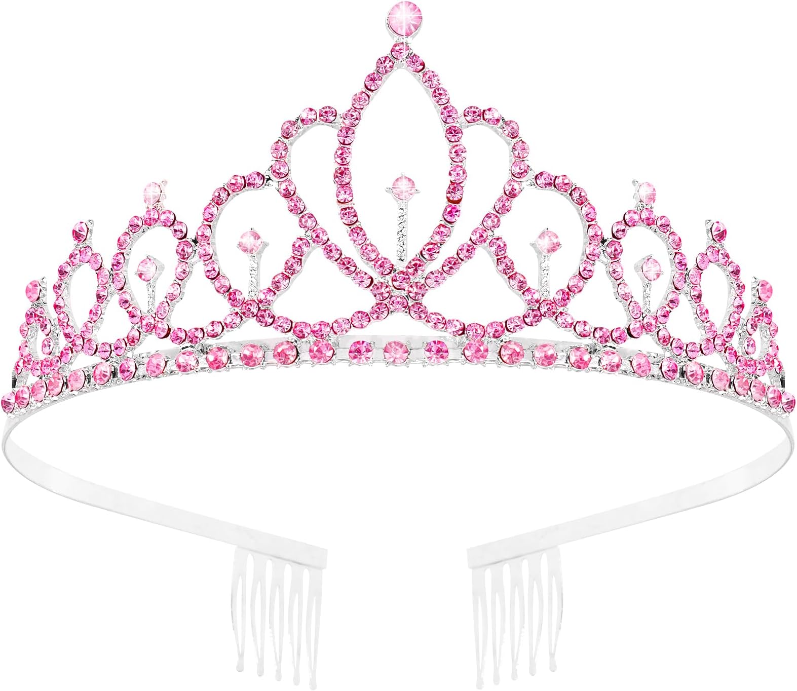 Amazon.com: Tihebax Tiaras for Women Girls Princess Crowns Wedding ...
