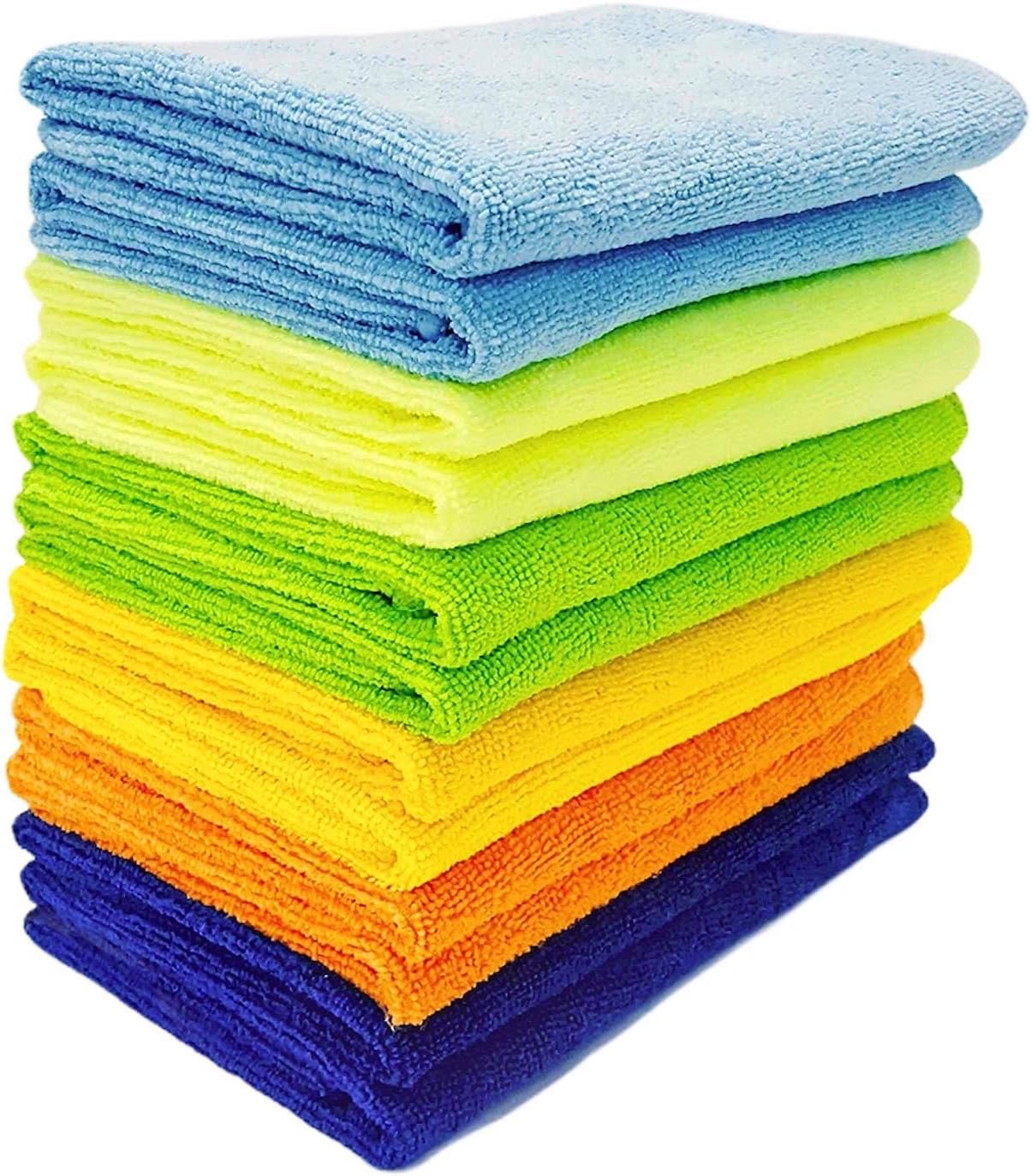 Amazon.com: Mr.Towels Large Mixed-Color Microfiber Cleaning Cloth, All ...