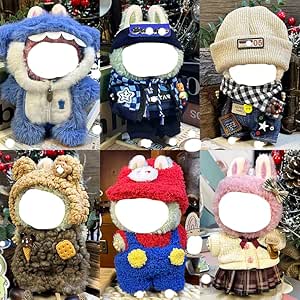 Amazon.com: Clothes for Labooboo Doll - 6 Set 17cm Doll Clothes for ...