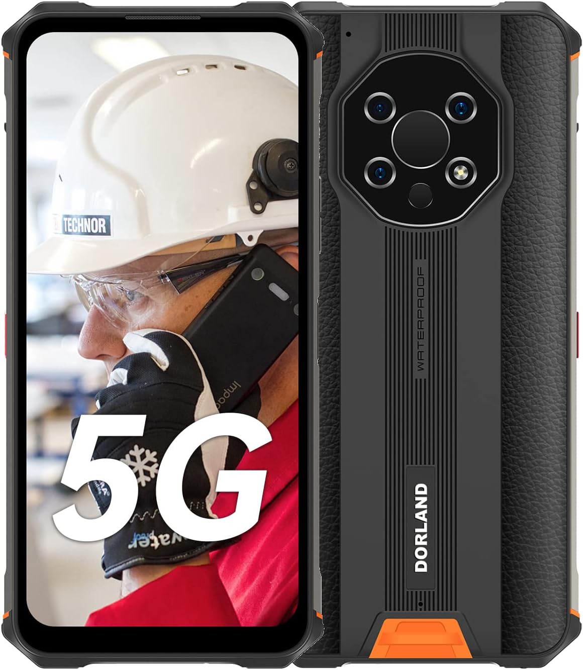 Amazon.com: DORLAND Mahalo_5G Explosion-Proof IP68 Rugged Mobile Phone ...