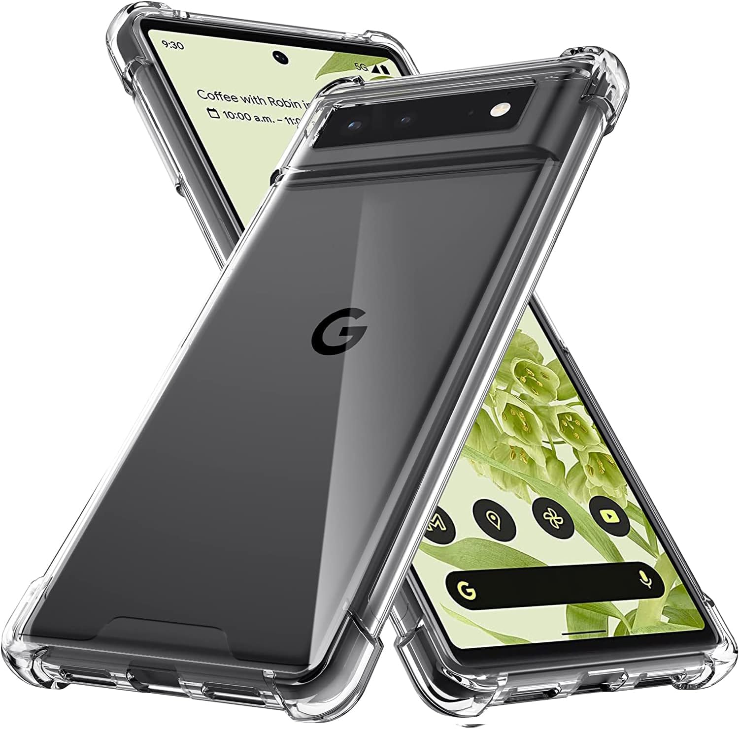 Amazon.com: Salawat Google Pixel 6 Case - Clear Gradient Slim Cover ...