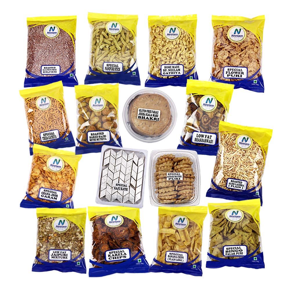 Buy Neelam Foodland(Mumbai) Indian Festive Diwali Sweet and Snacks Food ...