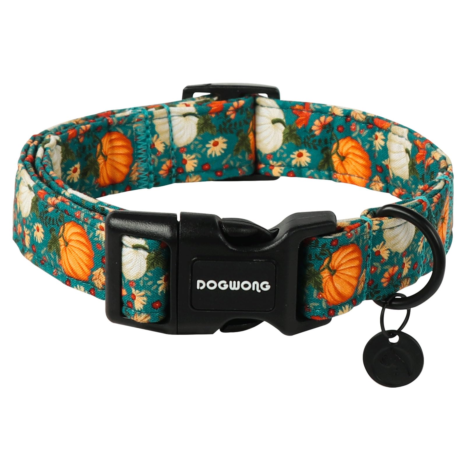 Amazon.com : DOGWONG Fall Dog Collar, Pumpkin Thanksgiving Dog Collar ...