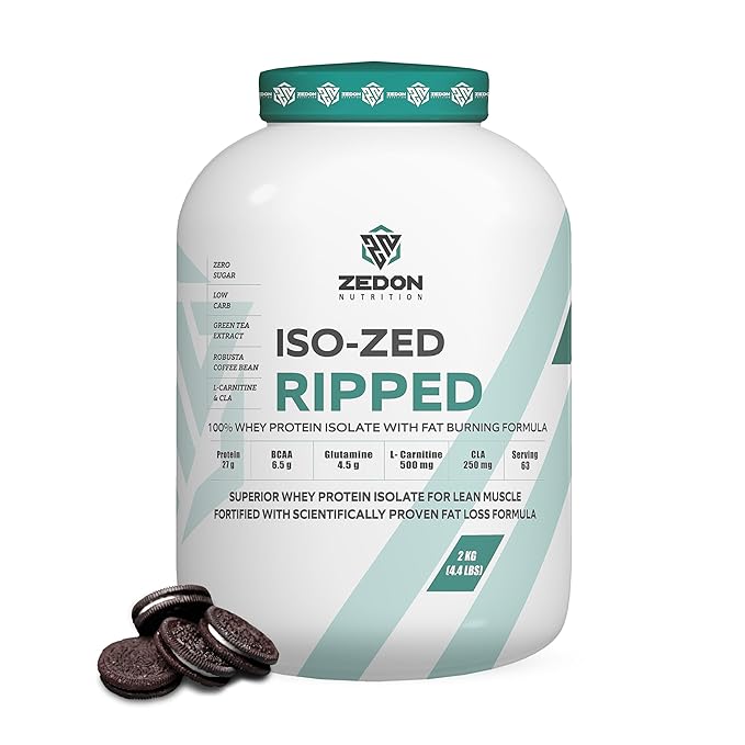 Zedon Nutrition 100% Isolate Whey ISO-ZED Ripped Whey Protein Isolate ...