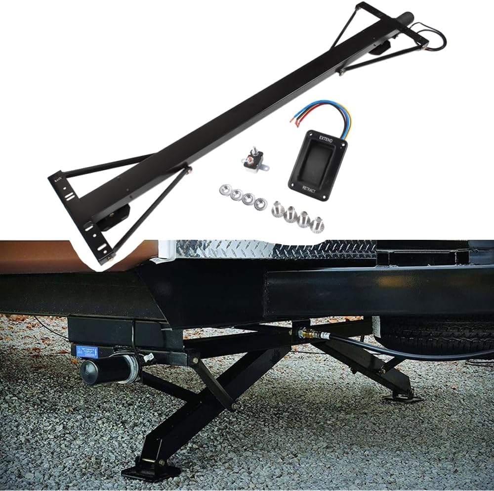 Amazon.com: Lamerto 298707 Universal Black Rear Trailer Stabilizer Jack ...