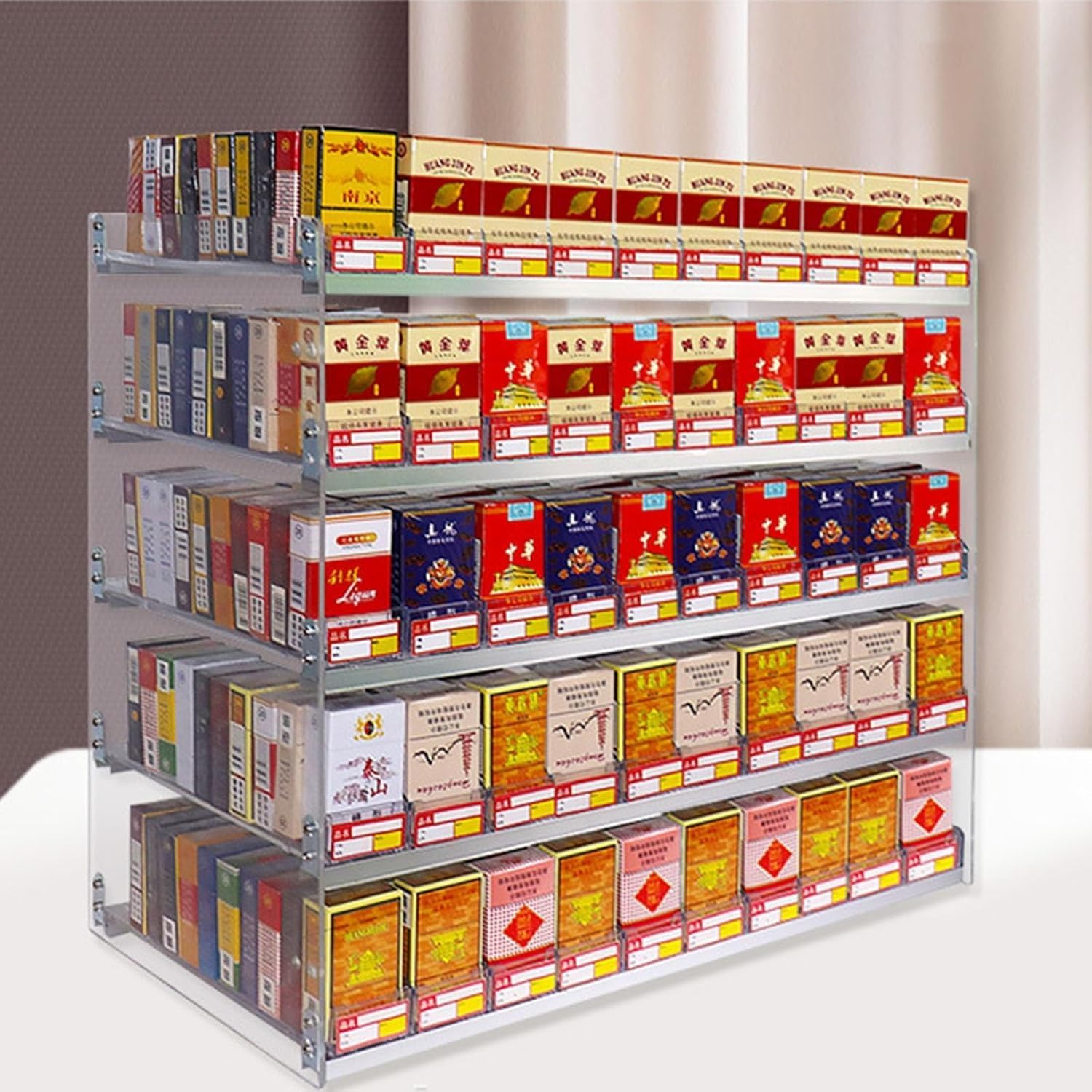 Amazon.com: ZHFENGZHOU Wall Mounted Retail Store Cigarette Display ...