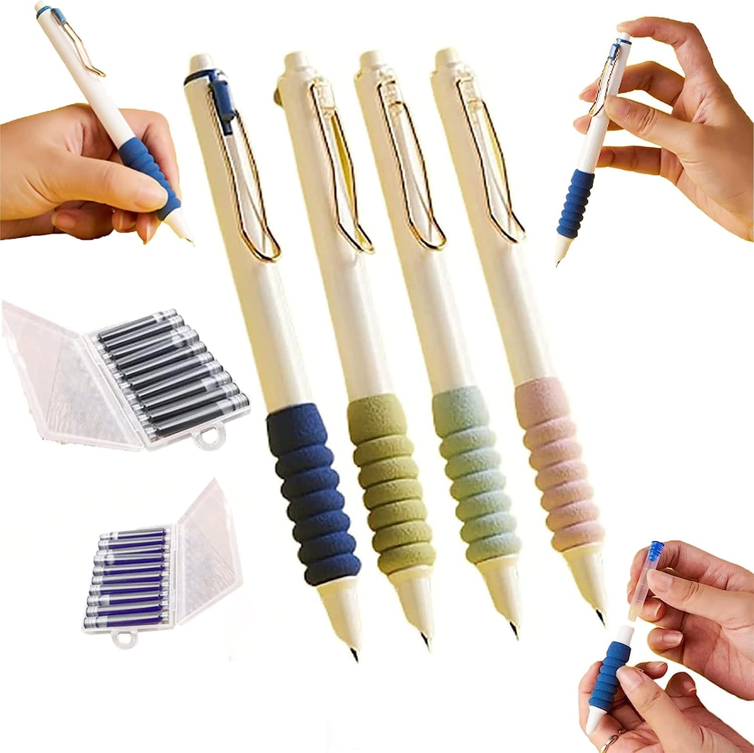 Amazon.com : Bogean Retractable Fountain Pen, Fountain Pens for Writing ...