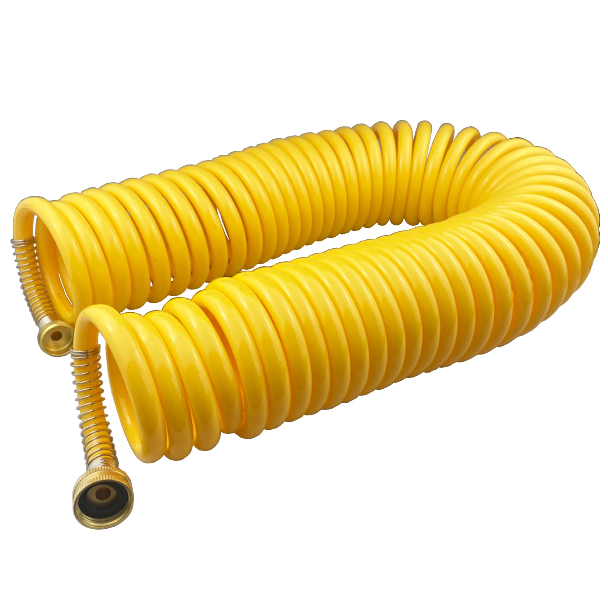 Amazon.com: Darnassus Heavy-duty PU Coil Hose, Self-Coiling Garden Hose ...