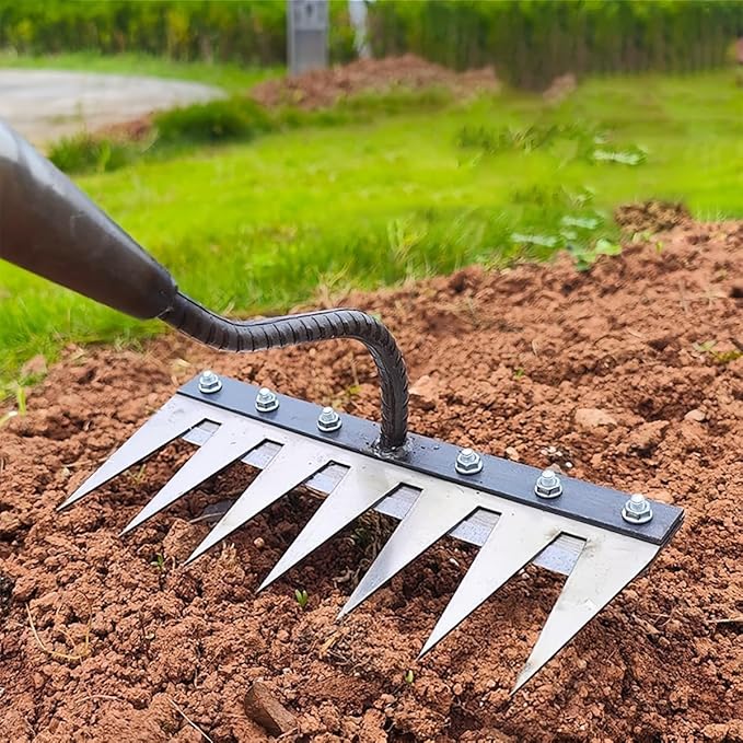 Amazon.com : Gardanie Iron Weeding Rake,Irons Rakes 2.0,Irones Raked ...