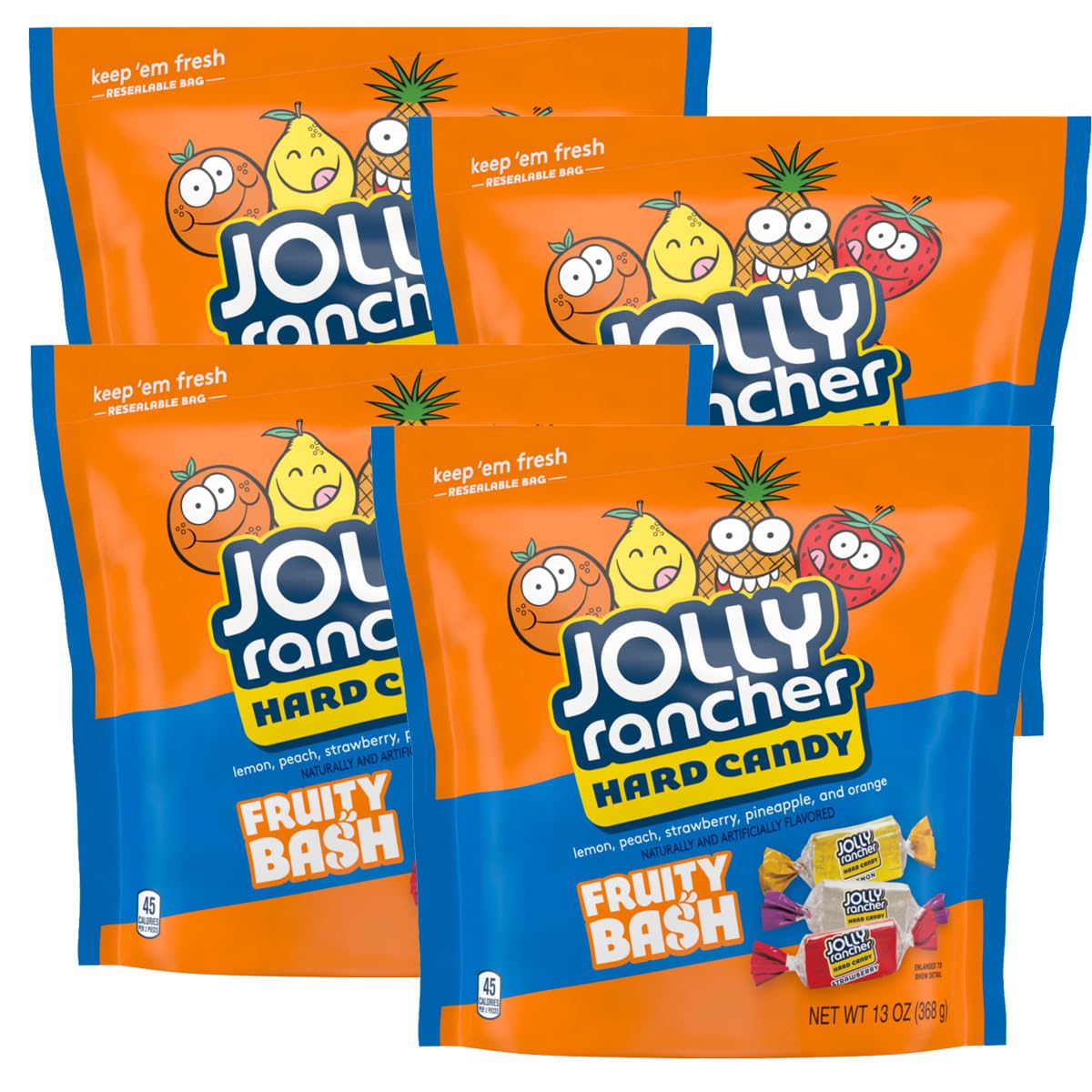 Amazon.com: Jolly Ranchers Fruit Bash Bag, 13 Ounce Bag (Pack of 4 ...