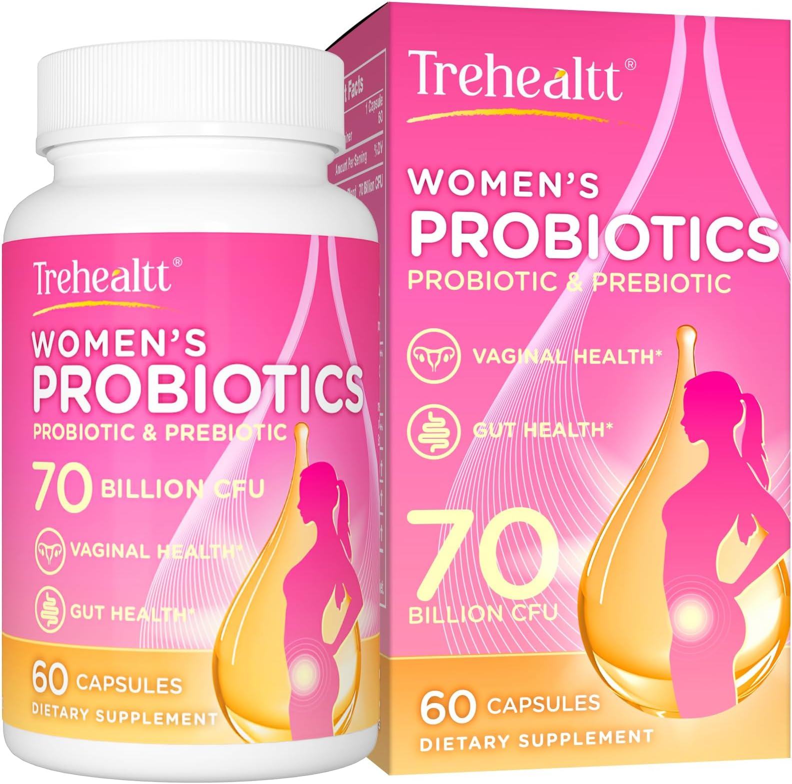 Amazon.com: NutriZing Womens Probiotic for Gut Health - 50 Billion CFU ...
