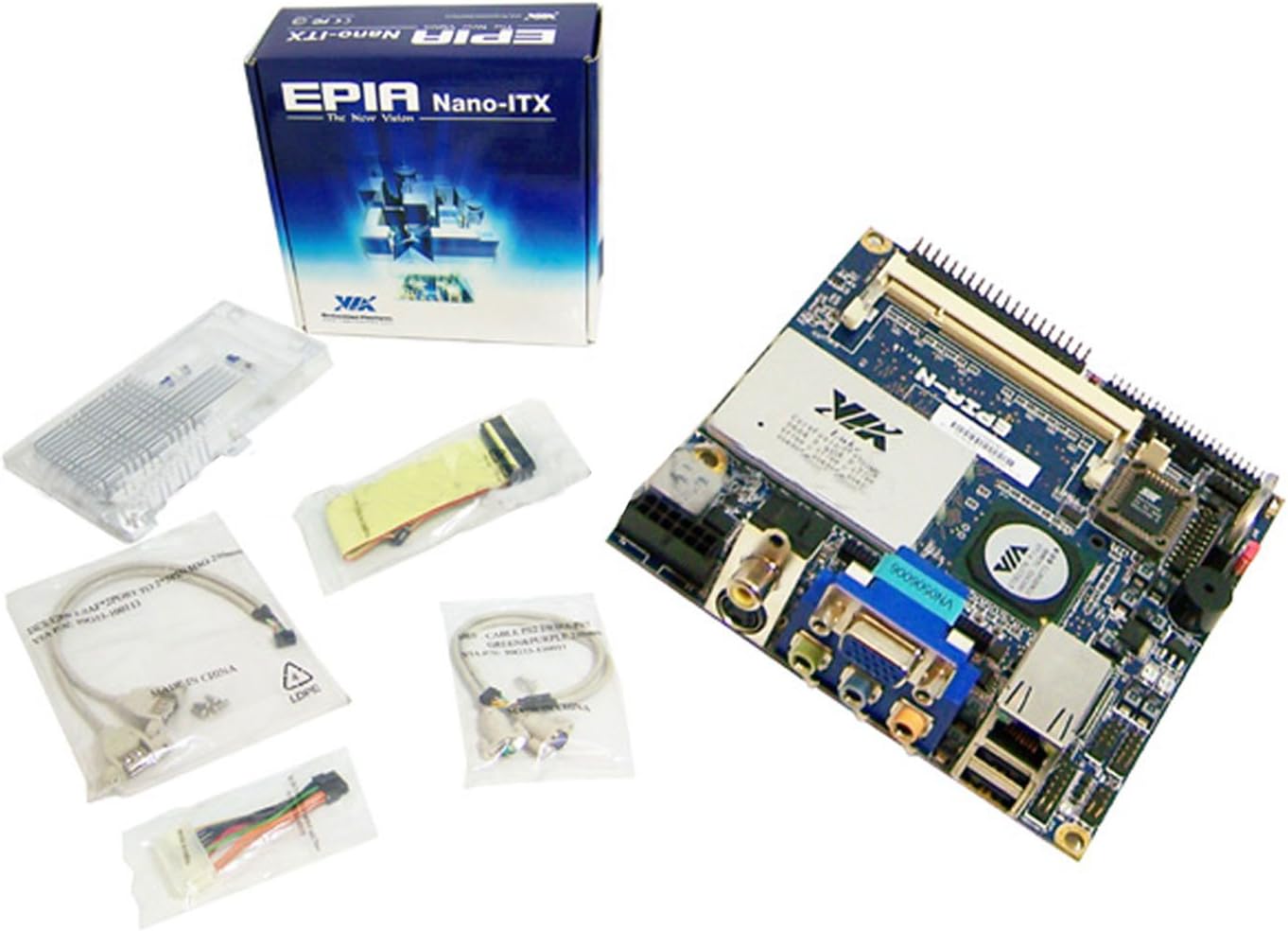 Via Technologies Processor 800 MHz SDDR Memory SATA mPCI E Nano-ITX ...