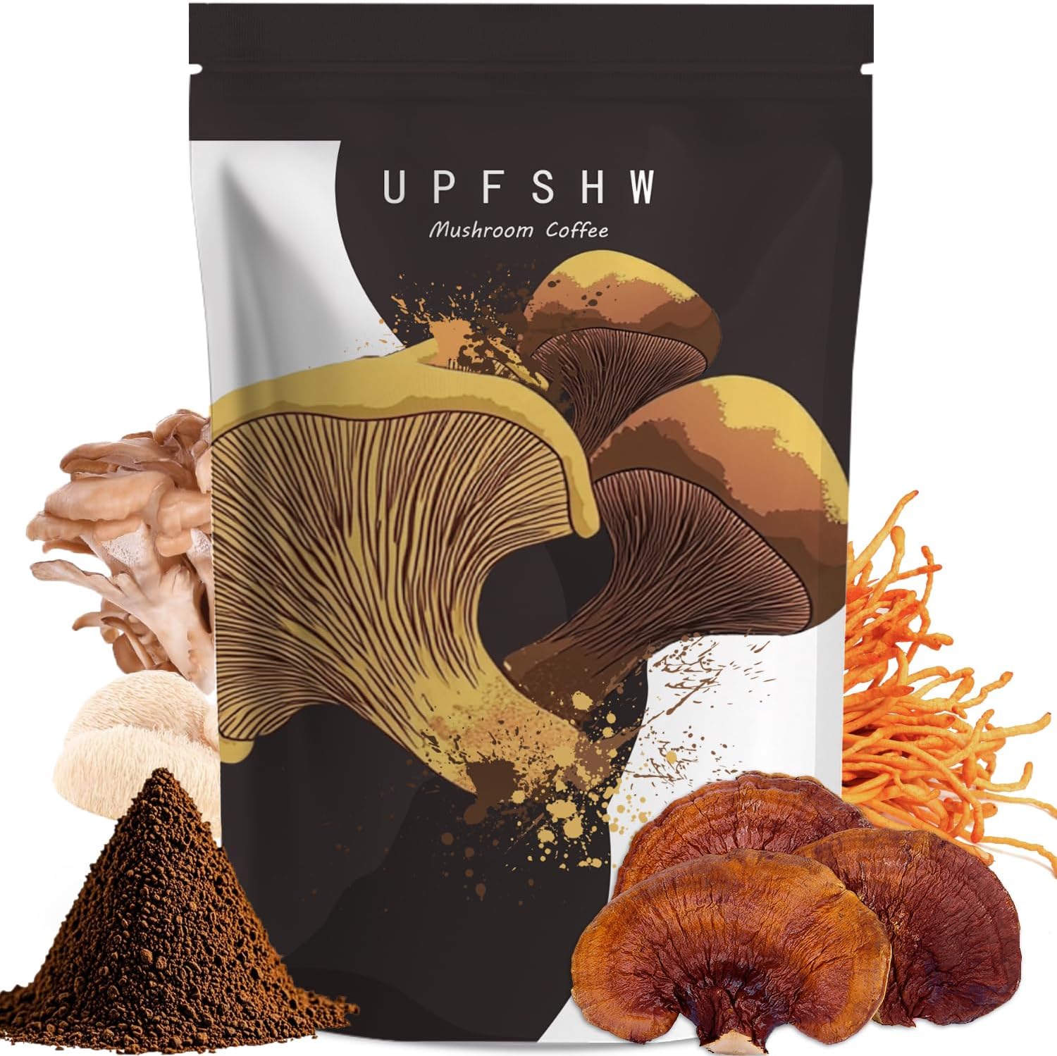 Amazon.com: Bunkell Mushroom Coffee, Organic 6 Mushrooms with Lion's ...