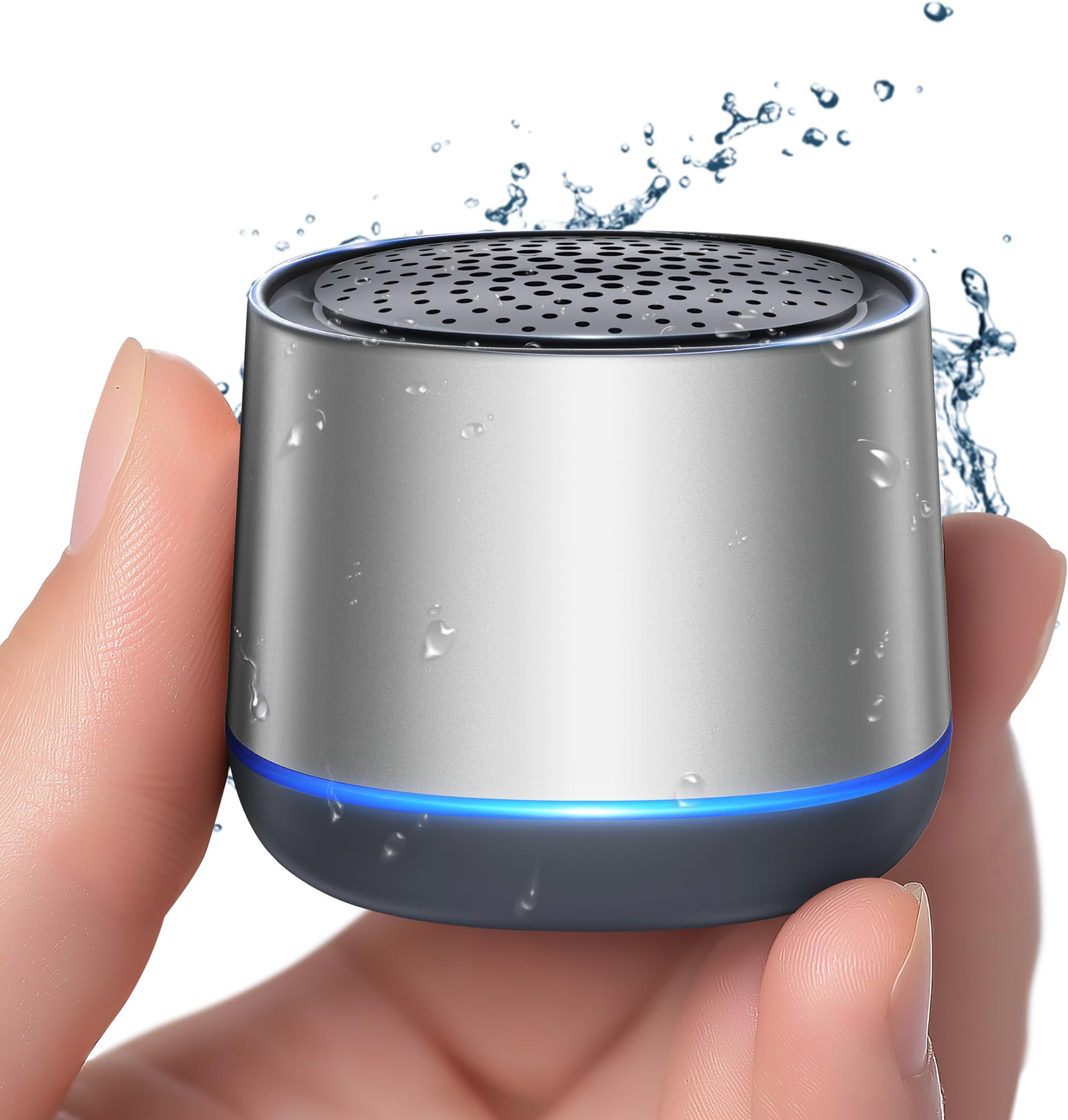 Amazon.co.jp: Bluetooth スピーカー 【360度サラウンドサウンド＆LEDライト】ブルートゥーススピーカー 防水 IPX6 お風呂 ワイヤレススピーカー 小型 最大20 ...