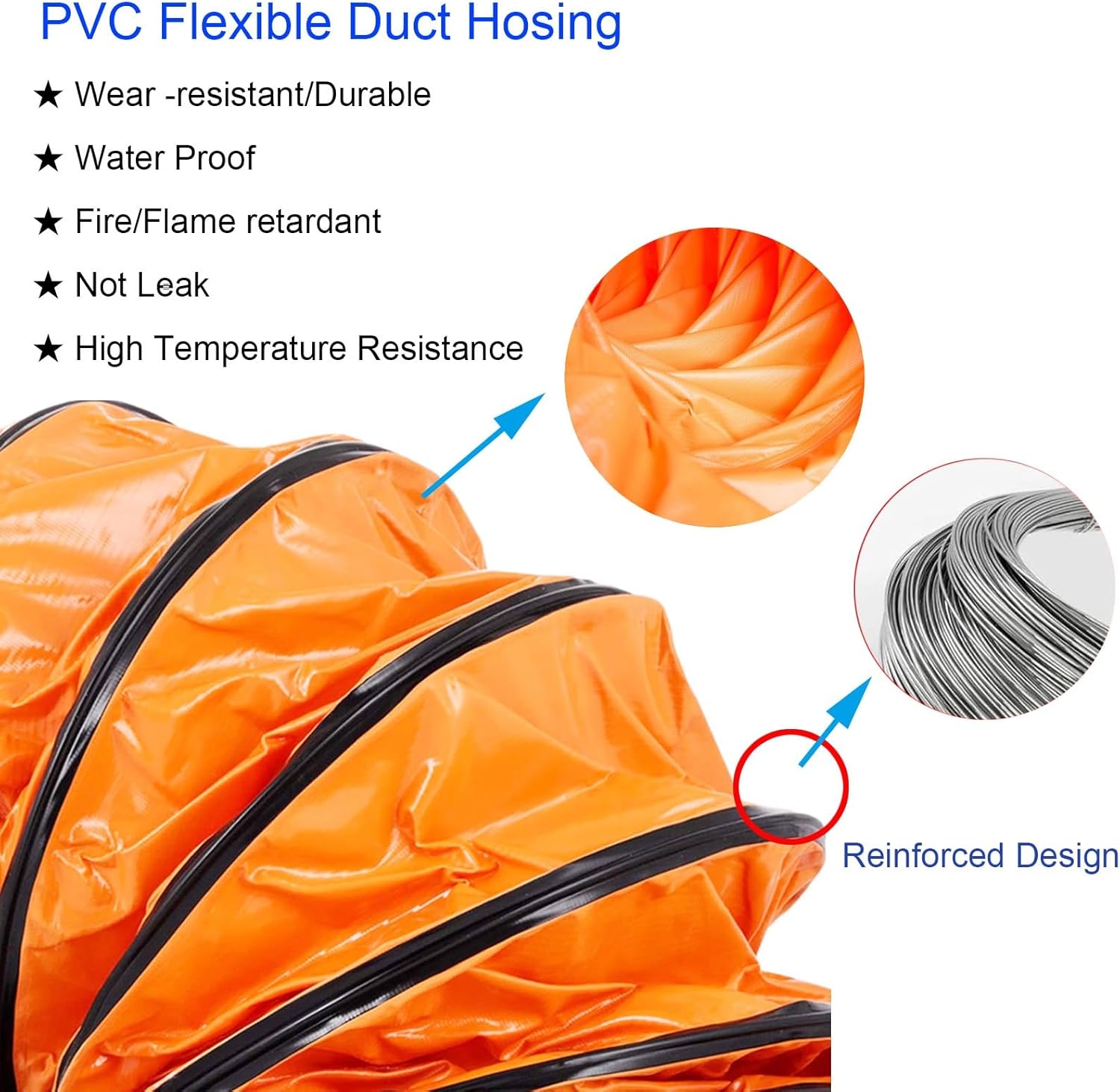 Portable Retractable Flexible PVC Ducting Hose Australia | Ubuy