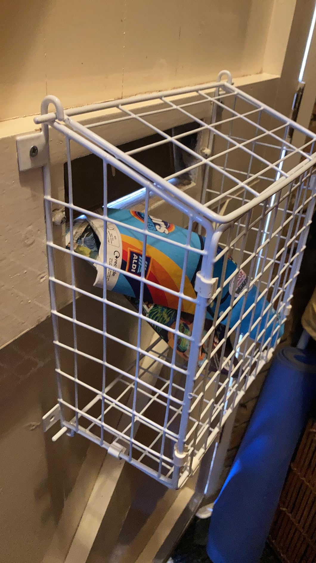 Oypla Medium Letterbox Door Post Mail Catcher Basket Cage Holder Guard ...