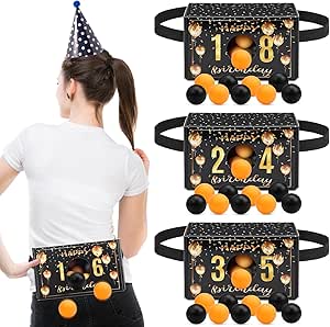 Amazon.com: Shyyween 4 Sets Birthday Swing Shaking Balls Game Set ...