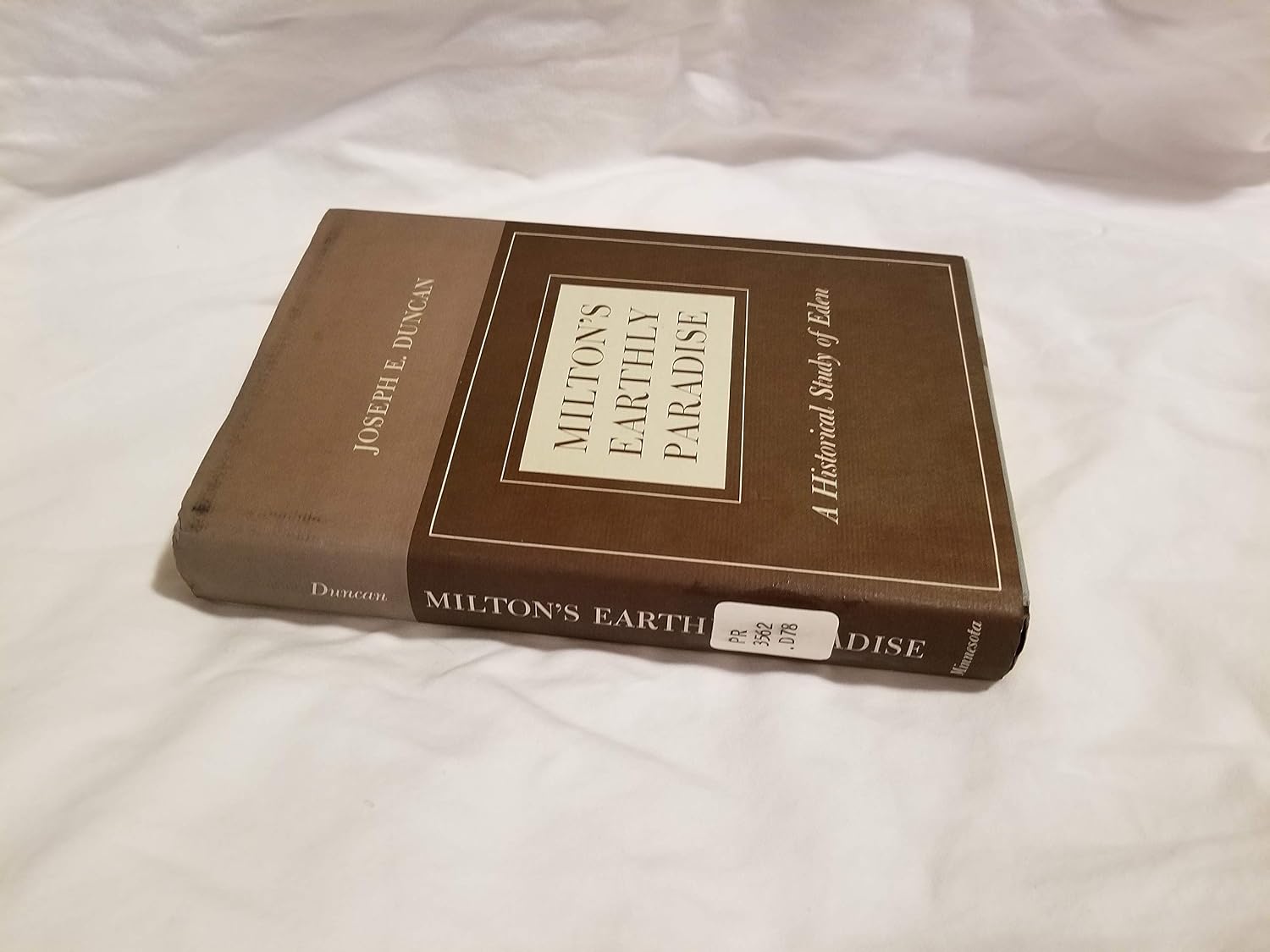 Milton's earthly paradise;: A historical study of Eden (Minnesota ...
