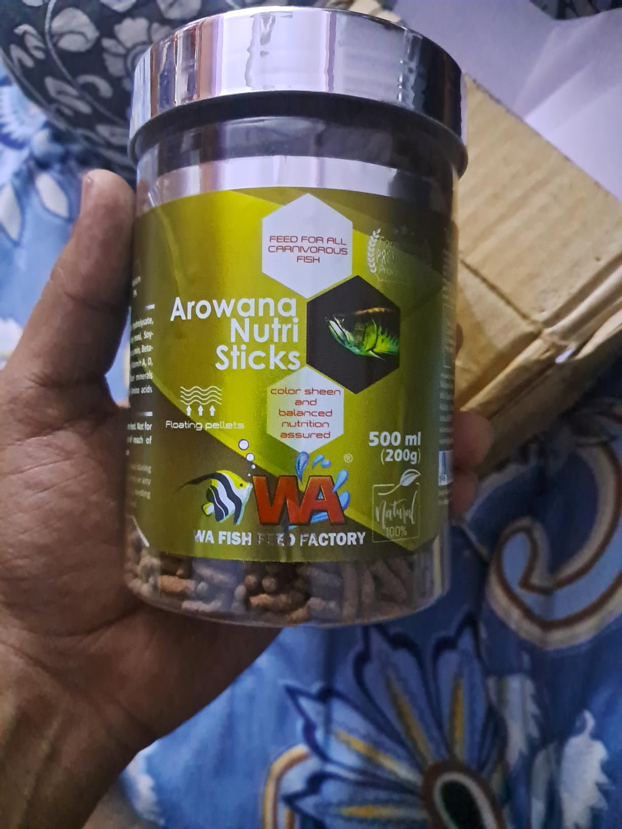 WA Arowana Nutri Sticks (500ml/ 200g) Premium Floating Sticks | What ...