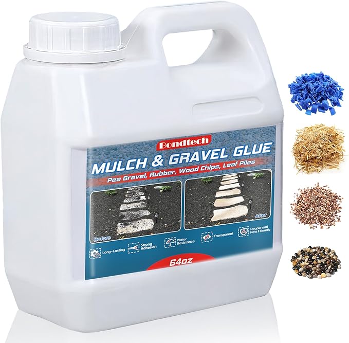 Amazon.com : Gravel Glue for Landscaping 64 OZ, Concentrate ...