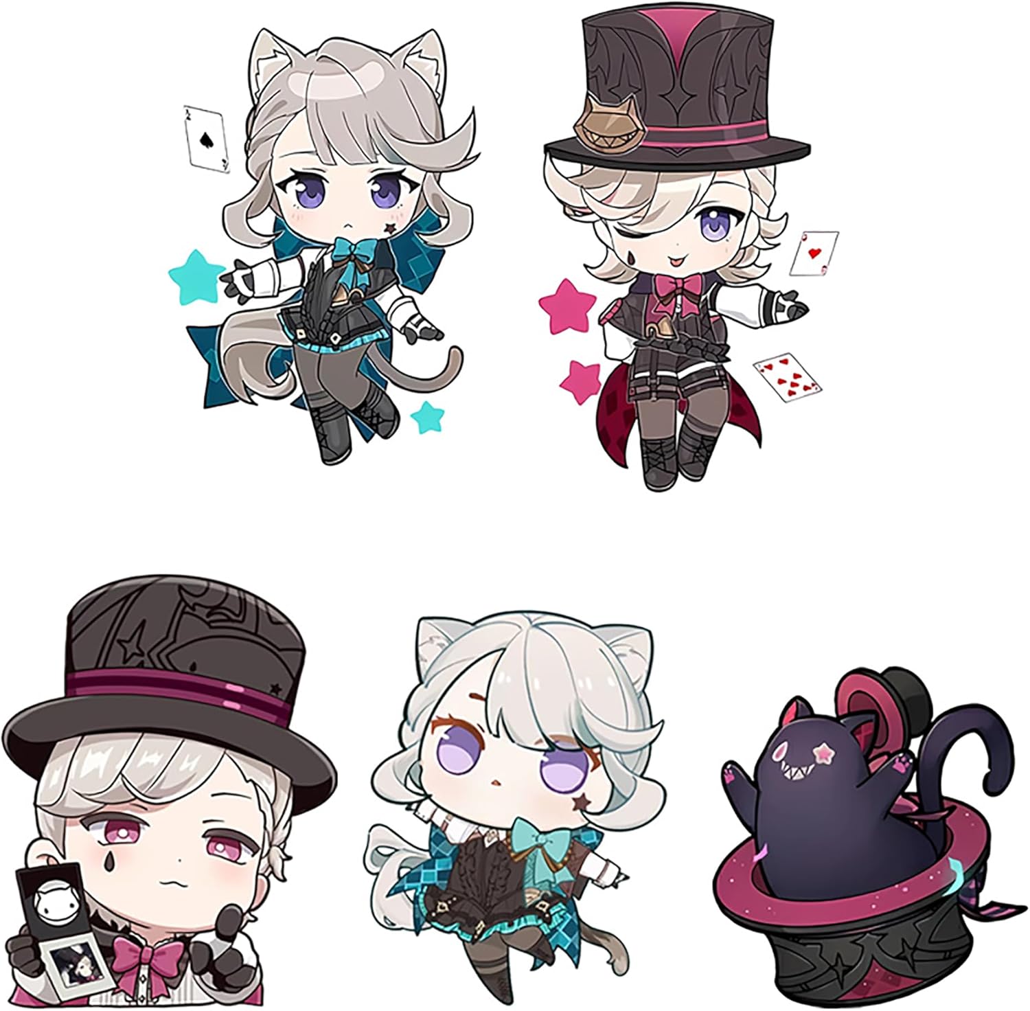 Amazon.com: Genshin Impact Car Stickers Decorative Sticker Waterproof ...