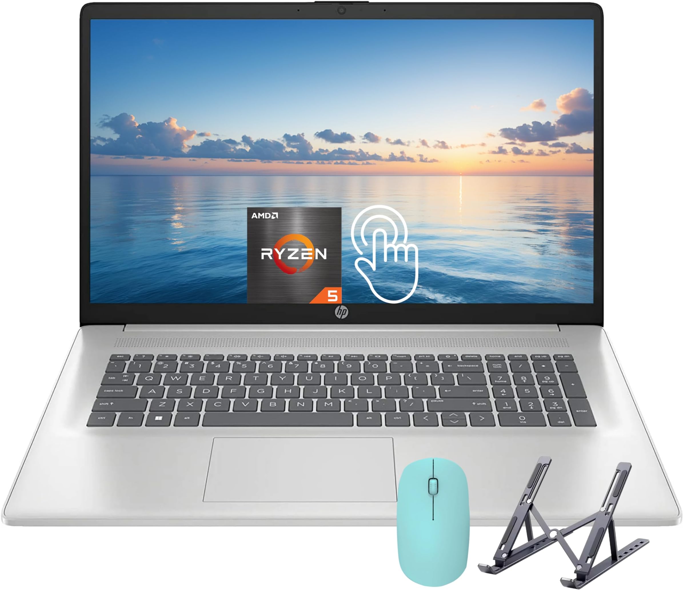 Amazon.com: HP 17.3 Touchscreen Laptop Computer, 17 Inch HD+ Touch ...