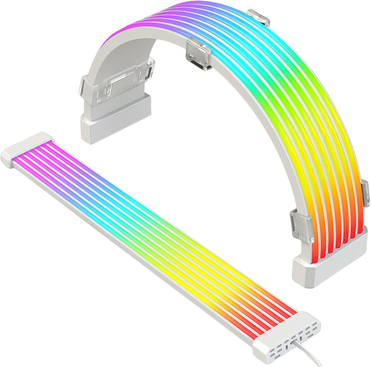 RGB Power Supply Cables, RGB Power Extension Cable Kit, Brightness 5V ...