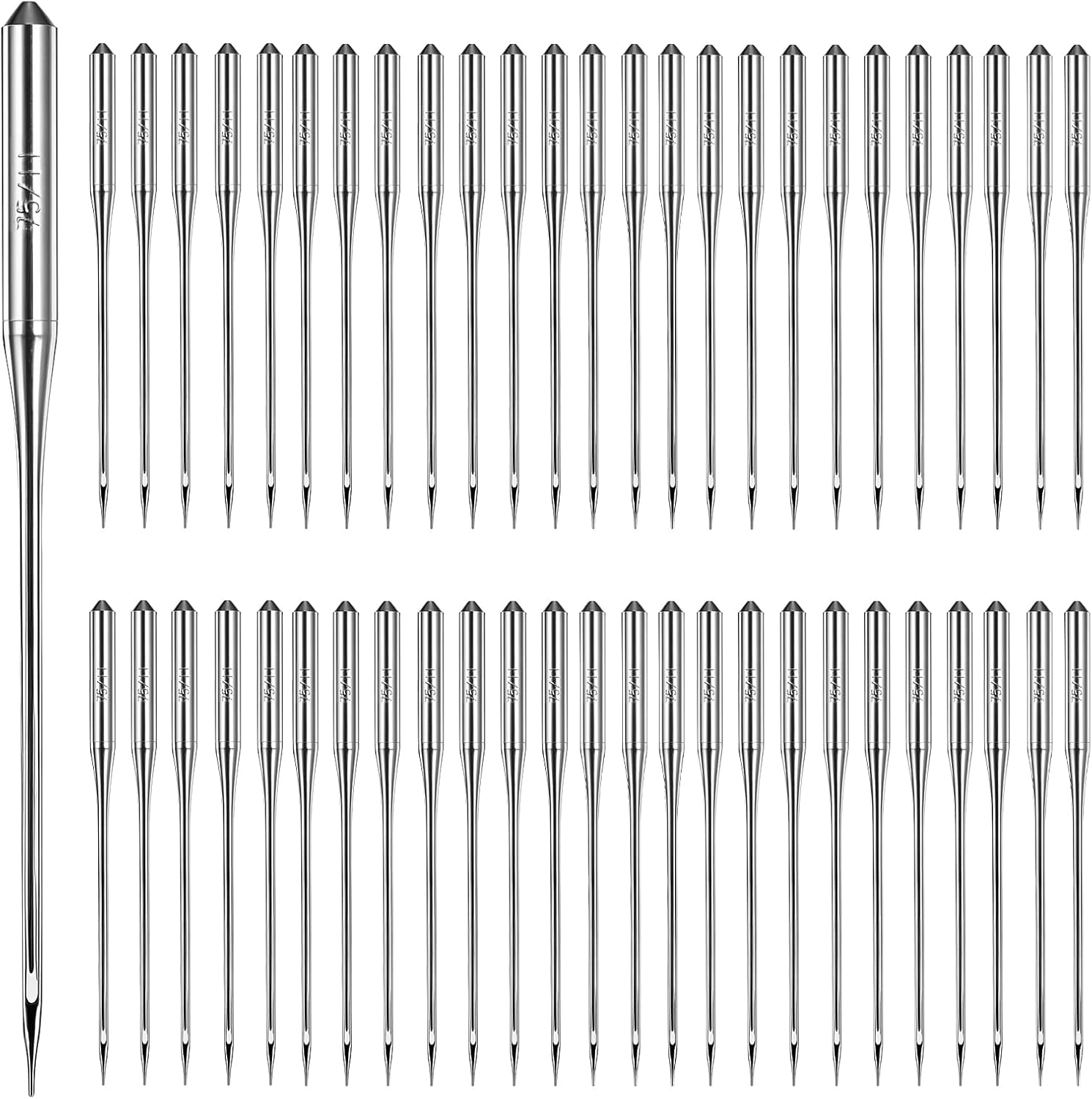 Amazon 50 Pcs Universal Sewing Machine Needles Size 75 11 Sewing
