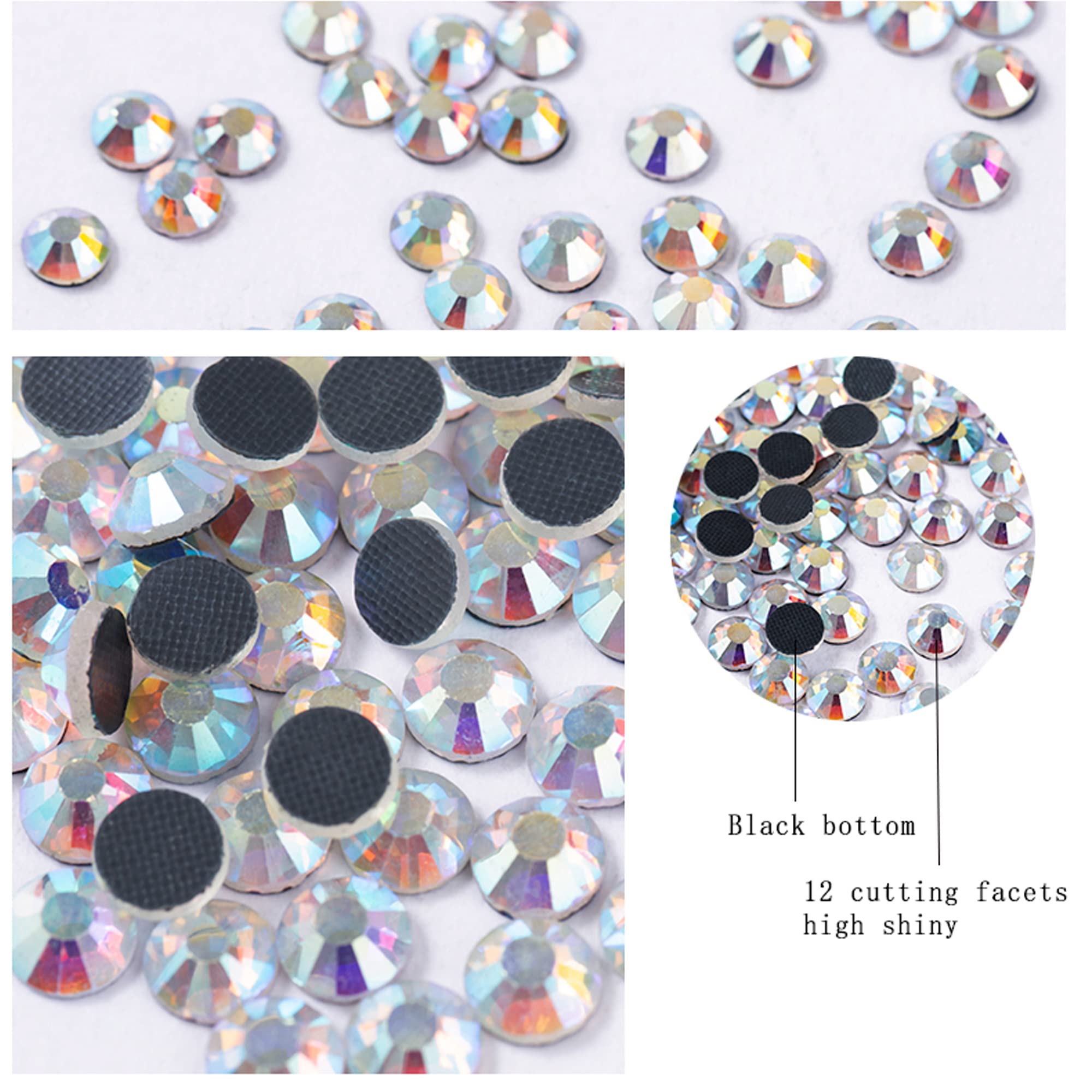 Snapklik.com : 2880PCS Hotfix Rhinestone Crystals, SS10 2.8mm Crystal ...