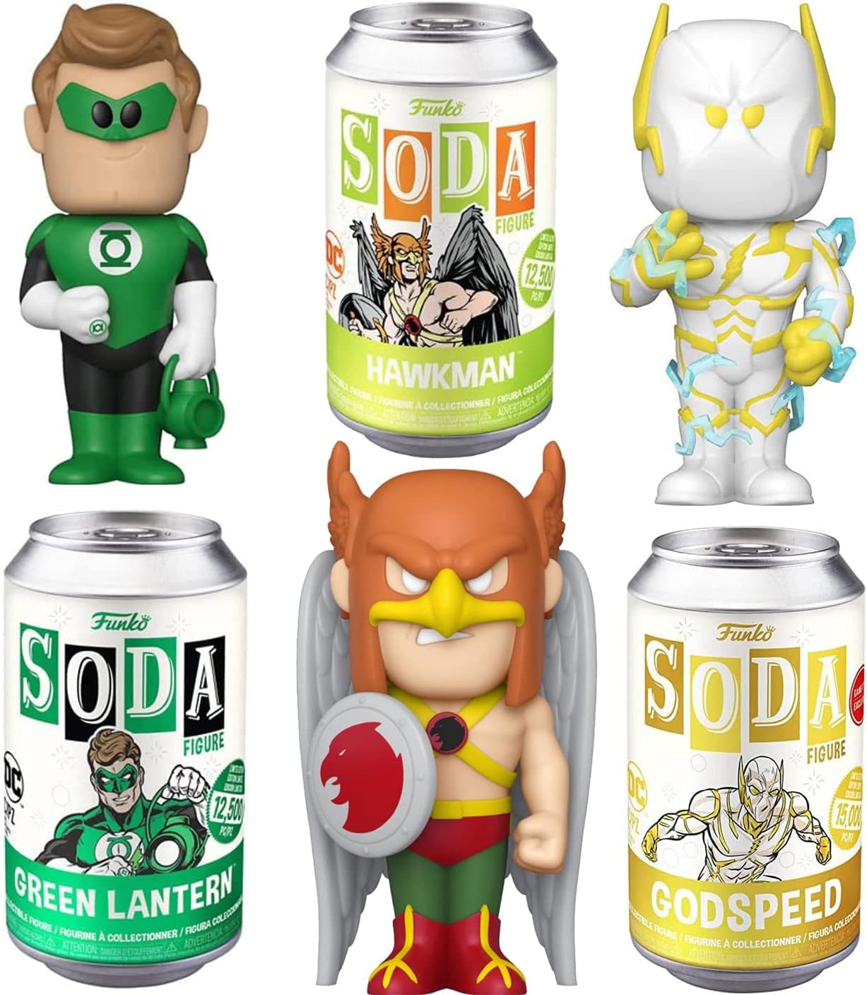 Amazon.com: Force of Warriors Flash Superhero Godspeed + Hawkman ...