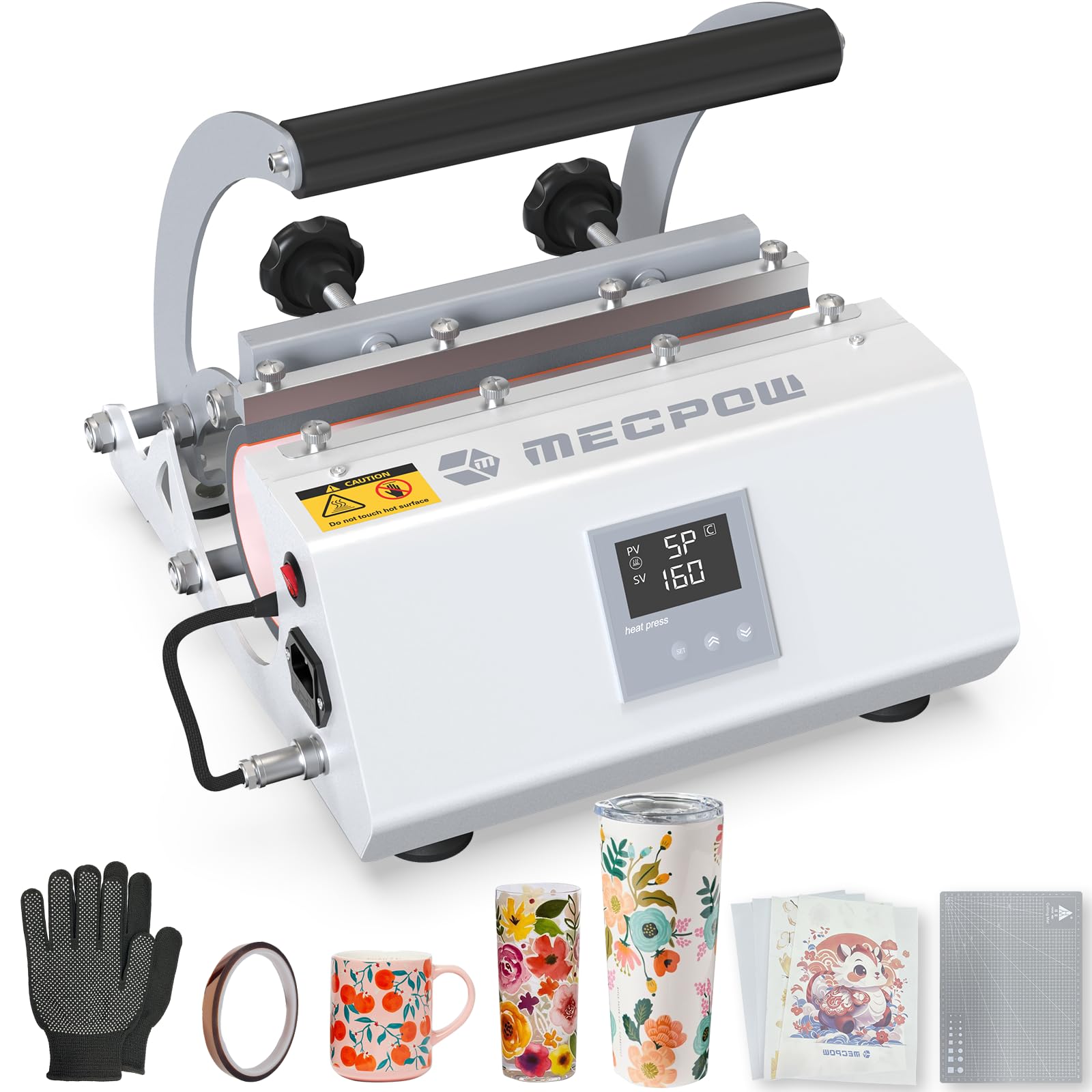 Amazon.com: Tumbler Heat Press Machine 11oz to 30oz Mug Cup Water ...