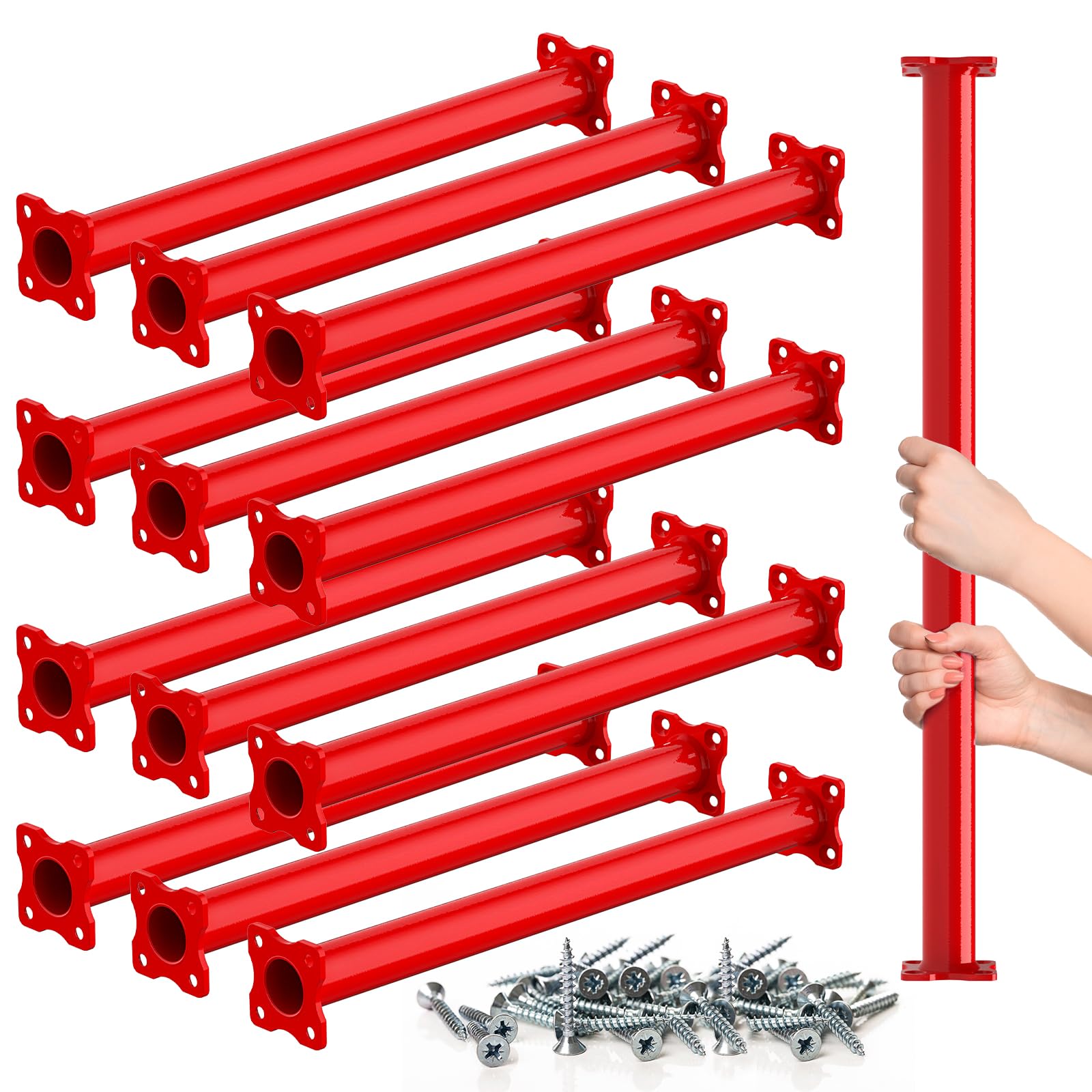 Amazon.com: Sulythw 12 Pcs Monkey Bars Ladder Rungs Hardware Kit for ...