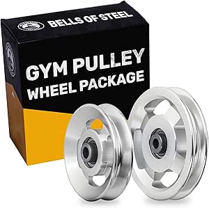 Amazon.com : Bells of Steel Aluminum Gym Pulley Wheel - Smooth and ...