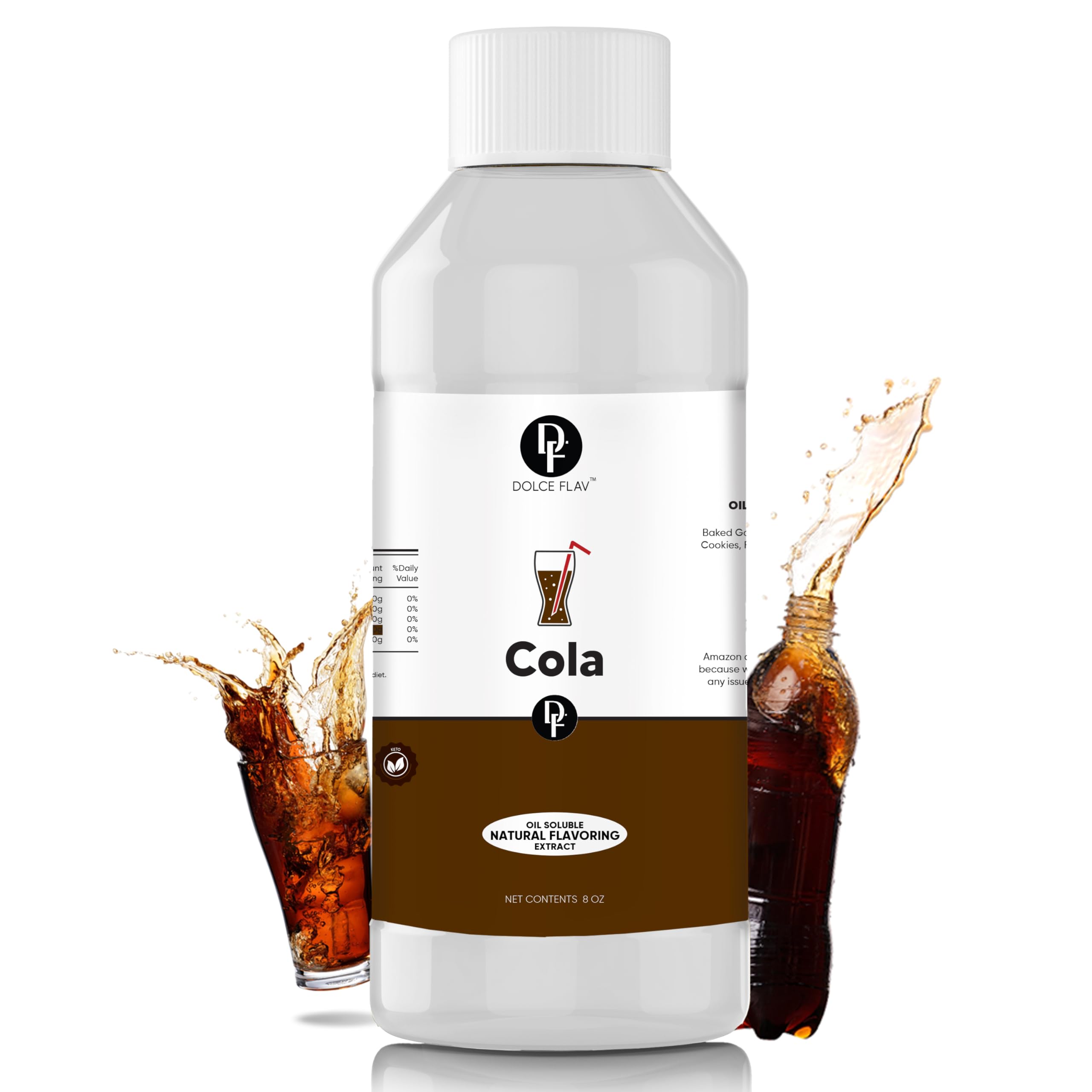 Amazon.com: Dolce Flav Natural Cola Extract - 8 Ounce Oil-Soluble ...