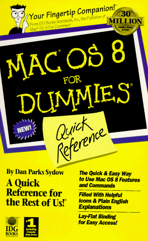 Mac OS 8 for Dummies: Quick Reference : Sydow, Dan Parks: Amazon.ca: Books