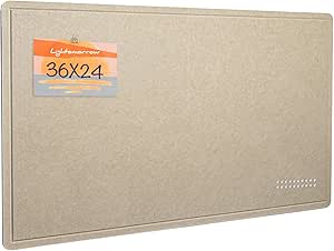 Bulletin Board, Cork Board Alternative for Wall, 36 x 24 inches Felt ...