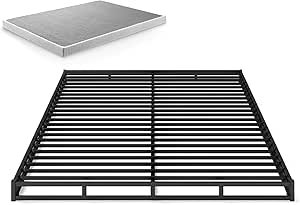 Zinus Victor 4 Inch Low Profile Quick Lock Smart Box Spring / Mattress ...