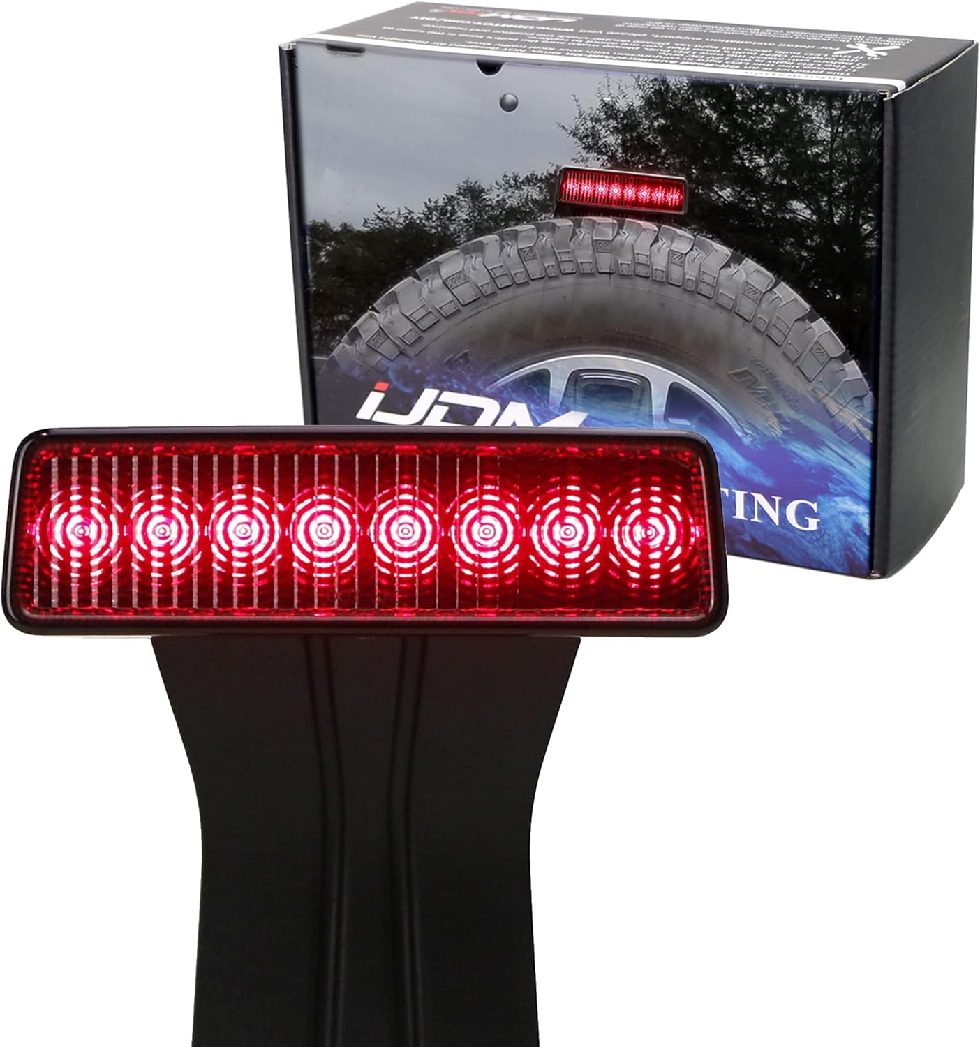 iJDMTOY Super Red LED 3rd Brake Light with F1 Strobe Feature Compatible ...