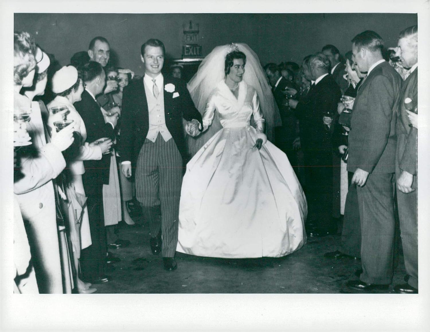 Amazon.com: Vintage photo of Bridal couple David Hicks and Pamela ...