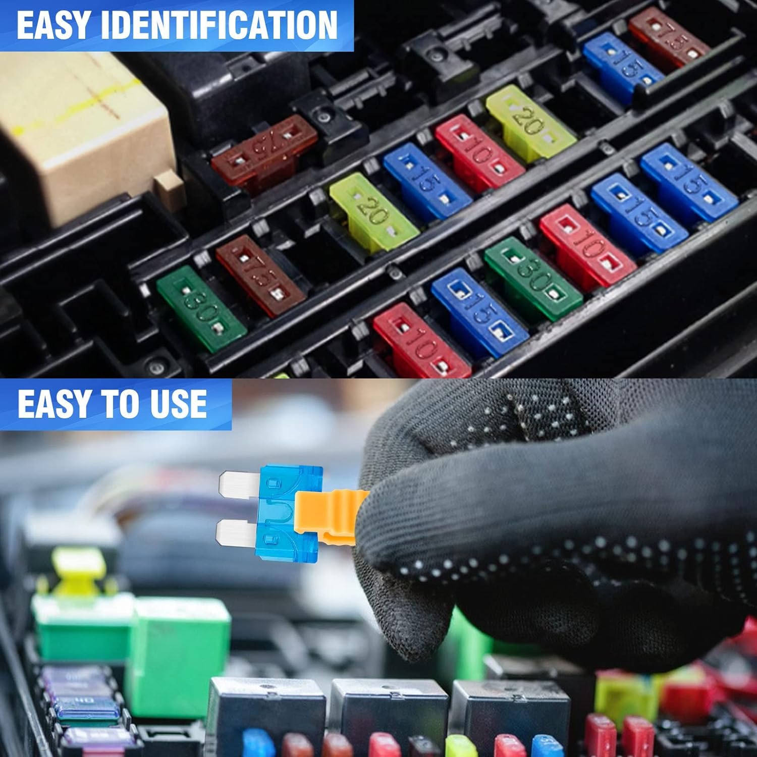 Snapklik.com : 160 Pcs 3Amp Mini Fuse, 3 A Mini Car Blade Automotive ...