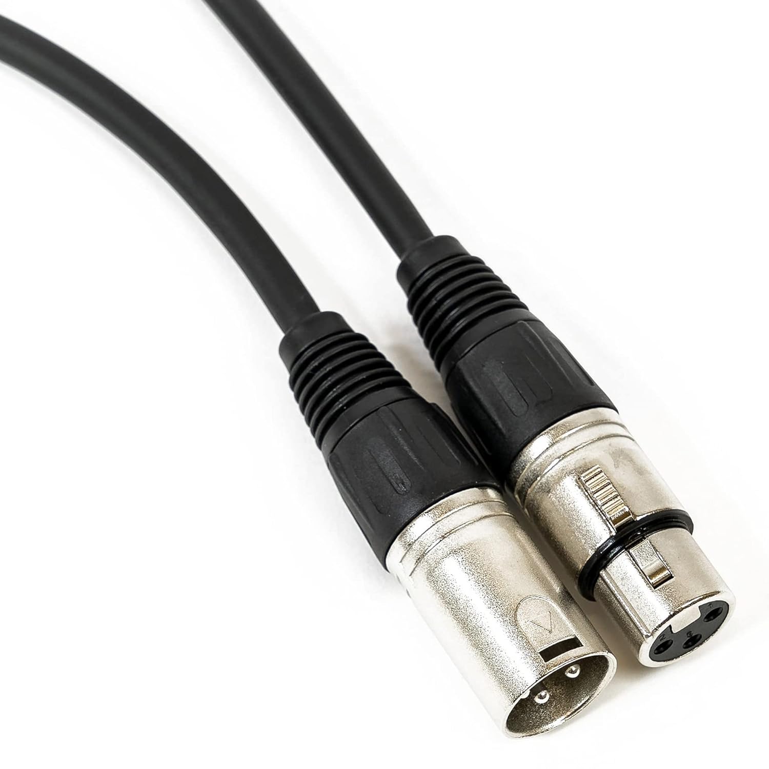 Gearlux Cable DMX de 50 pies de 3 pines macho a hembra, paquete ...
