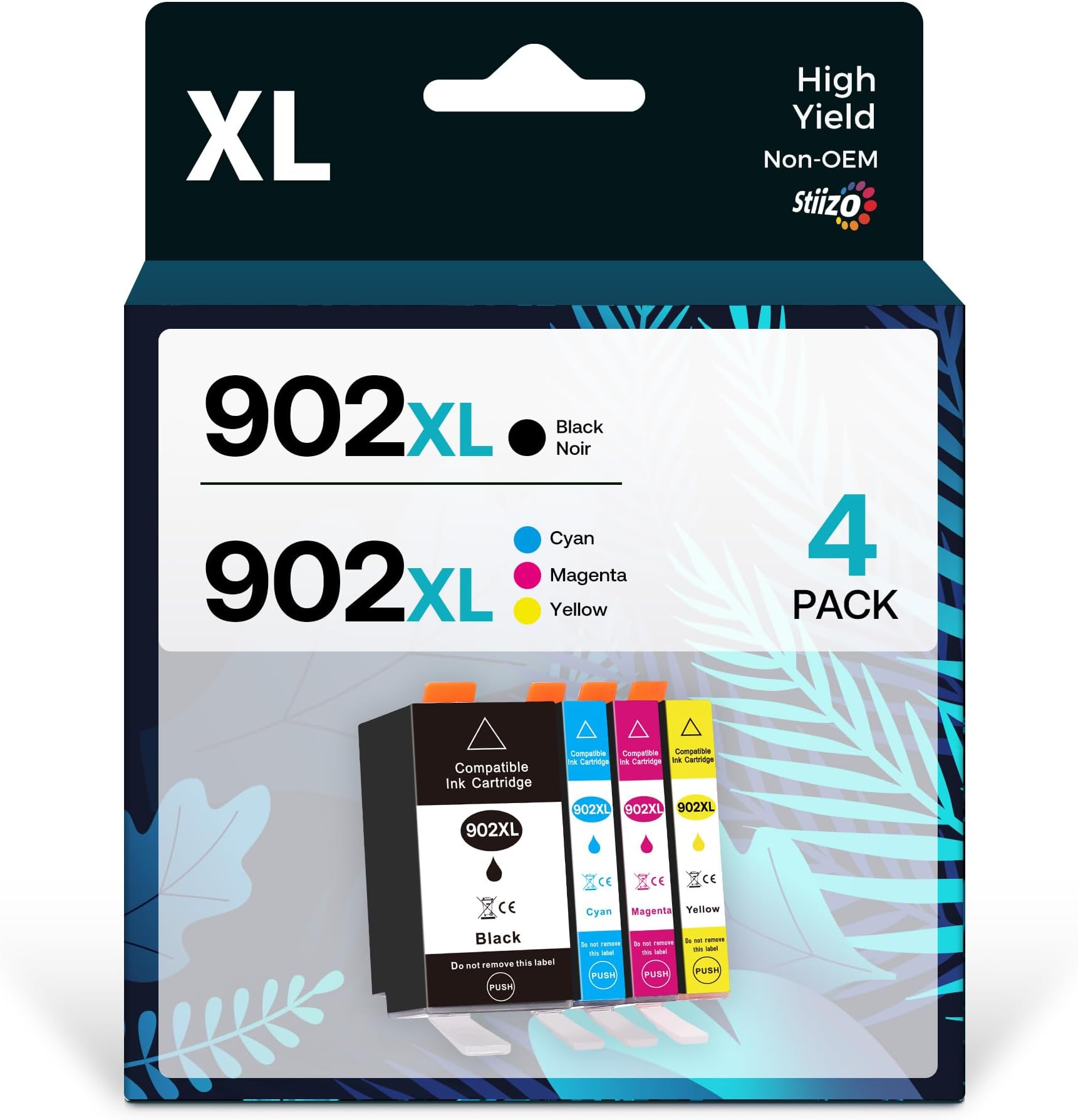 Amazon.com: 902XL Ink Cartridges Combo Pack Replacement for HP 902 Ink ...