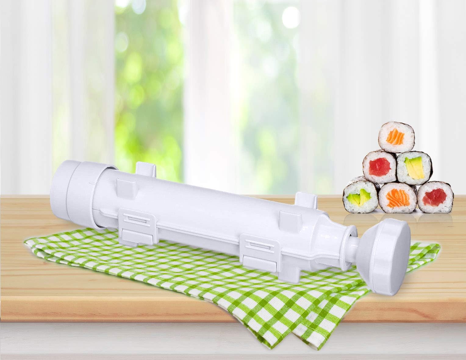 Amazon.com | Sushi Roller Kit Sushi Maker Starter Set Sushi Bazooka ...