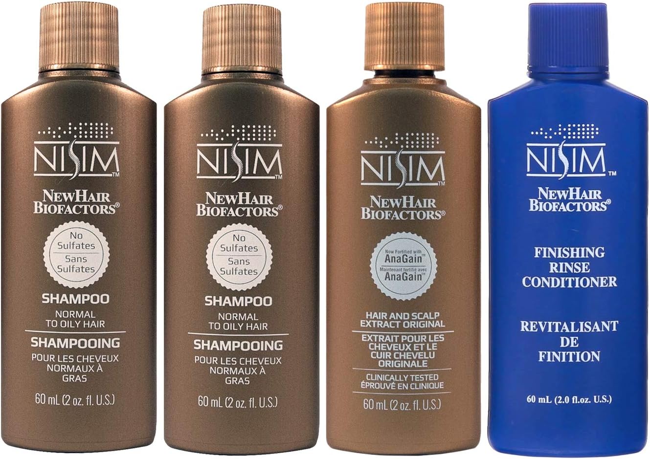 Nisim Hair Loss Starter Kit (For Men & Women) Normal to Oily Formula ...